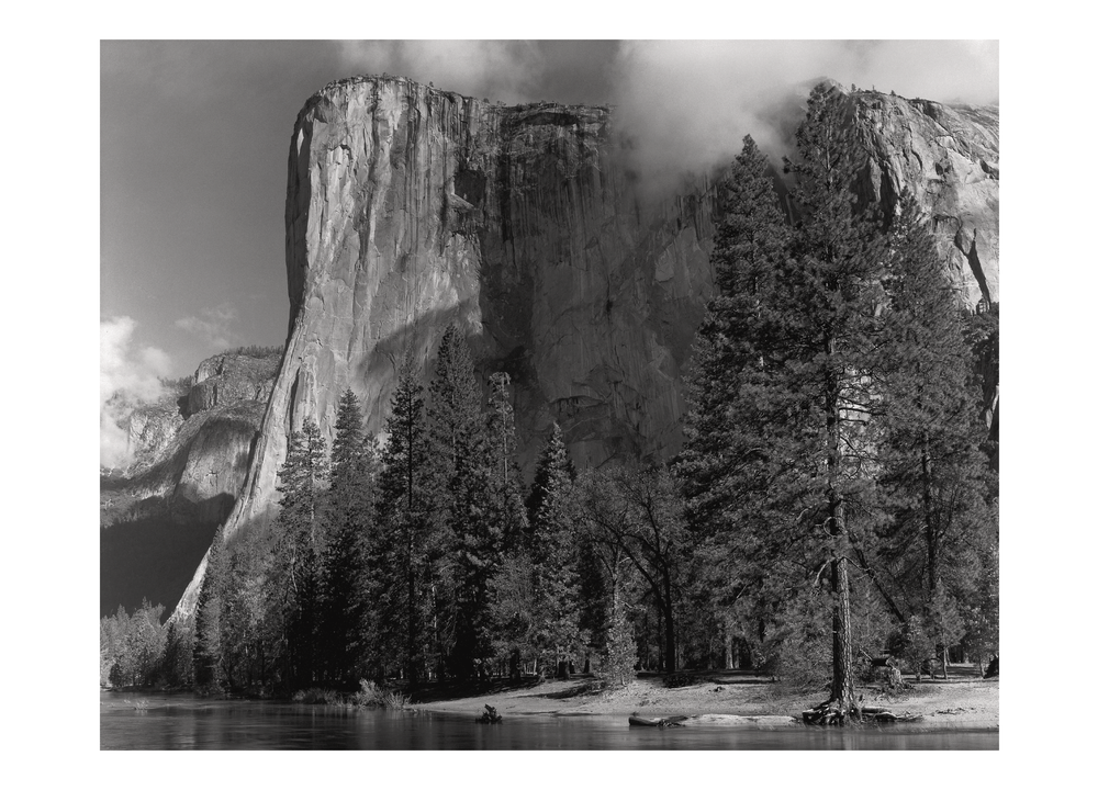 EL CAPITAN - ANSEL ADAMS SMALL MATTED REPRODUCTION